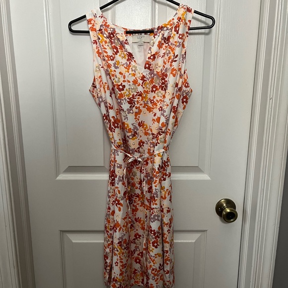 LOFT | Dresses | Loft Outlet Floral Dress | Poshmark